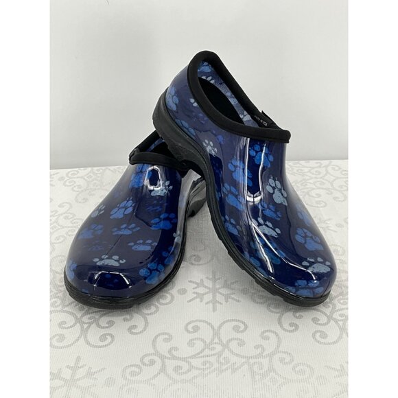 Sloggers | Shoes | Womens Sloggers Waterproof Blue Paw Print Garden ...